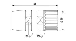UC-06P1N8A80AA - 케이블 플러그-인 커넥터 - 1606089 | Phoenix Contact