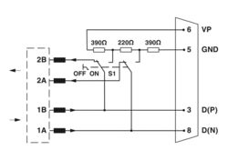 SUBCON-PLUS-PROFIB/SC2 - D-SUB bus connector - 2708232 | Phoenix Contact