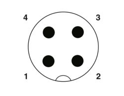 SACC-M12MS-4PL M - Connector - 1424657 | Phoenix Contact