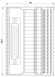 VIP-3/SC/D50SUB/M - Interface module - 2315159 | Phoenix Contact