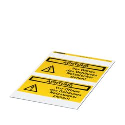 PML-W302 (200X100) - Warning label - 0830468 | Phoenix Contact