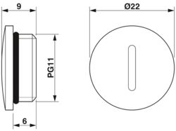 A-INSP-PG11-65N-P-BK - Screw plug - 1047271 | Phoenix Contact