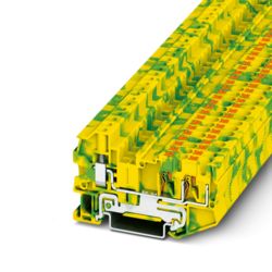 PTU 4-TWIN-PE - Zacisk przewodu ochronnego - 3211862 | Phoenix Contact