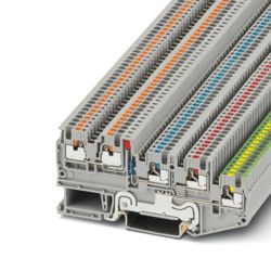 PTIO 1,5/S/4-PE-LED 24 RD - Sensor/actuator terminal block - 3244467 ...