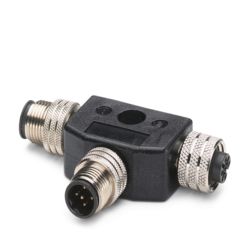 SAC-M12T/2XM12 PB DP - Bus system T-connector - 1507780 | Phoenix Contact