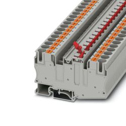 PT 10-MTL KNIFE-RD - Knife-disconnect terminal block - 1076793 ...