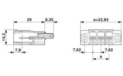 DFK-PC 4/ 8-G-7,62-FS4,8 - 피드스루 헤더 - 1861219 | Phoenix Contact