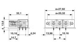 IPC 16/ 4-GF-10,16 - 인쇄 회로 기판 하우징 - 1969632 | Phoenix Contact
