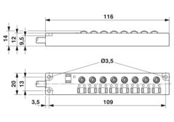 SACB-8/ 3-L-10,0PUR M5 - Distributor box - 1530692 | Phoenix Contact