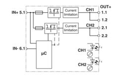CAPAROC E2 12-24DC/2-10A EX - Electronic circuit breaker - 1344364 ...