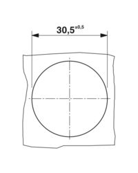 VS-08-A-RJ45/MOD-1-R-IP67 - Panel mounting frames - 1689844 | Phoenix ...
